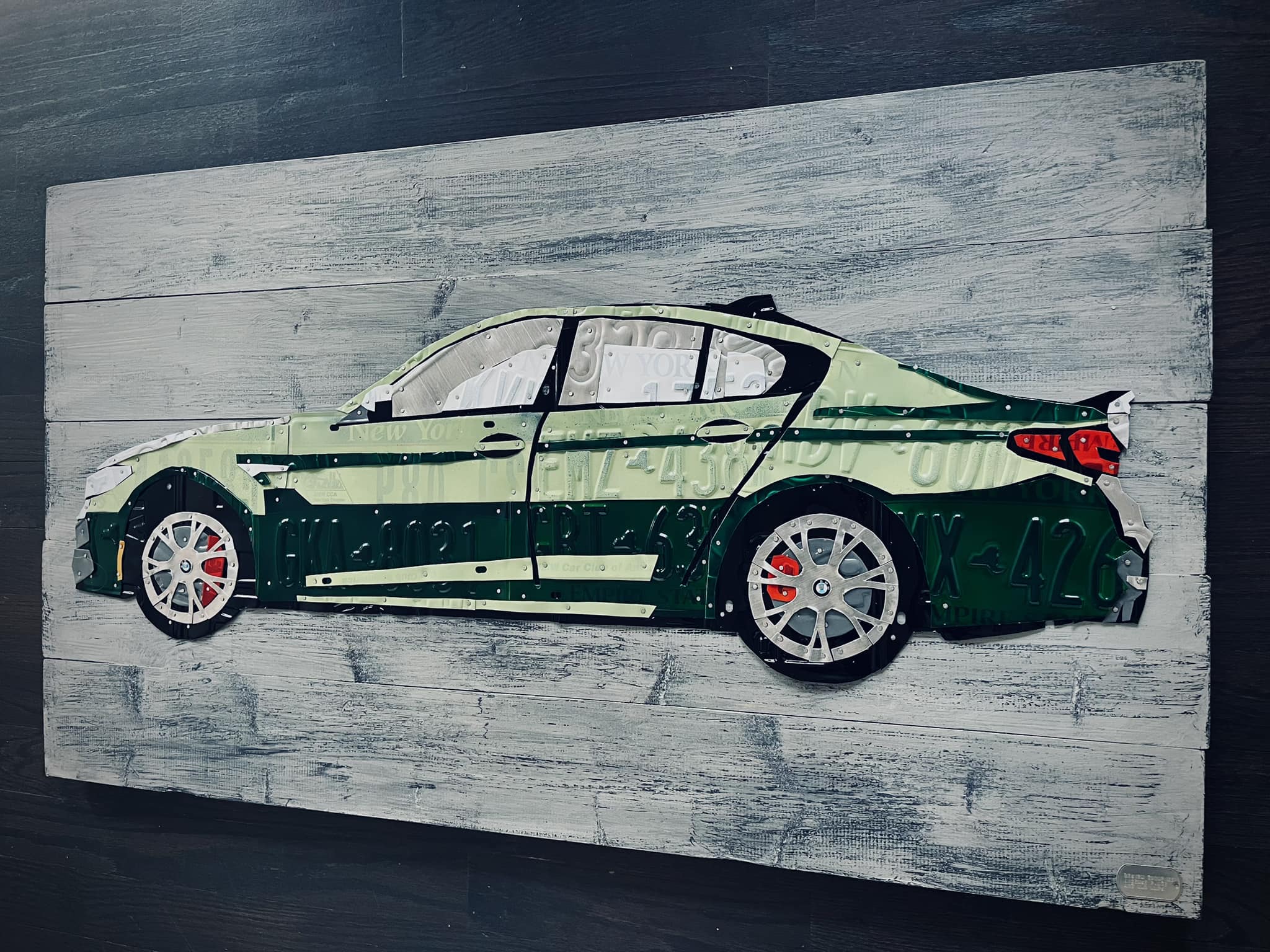 Custom License Plate Car Portrait – Design Turnpike LLC